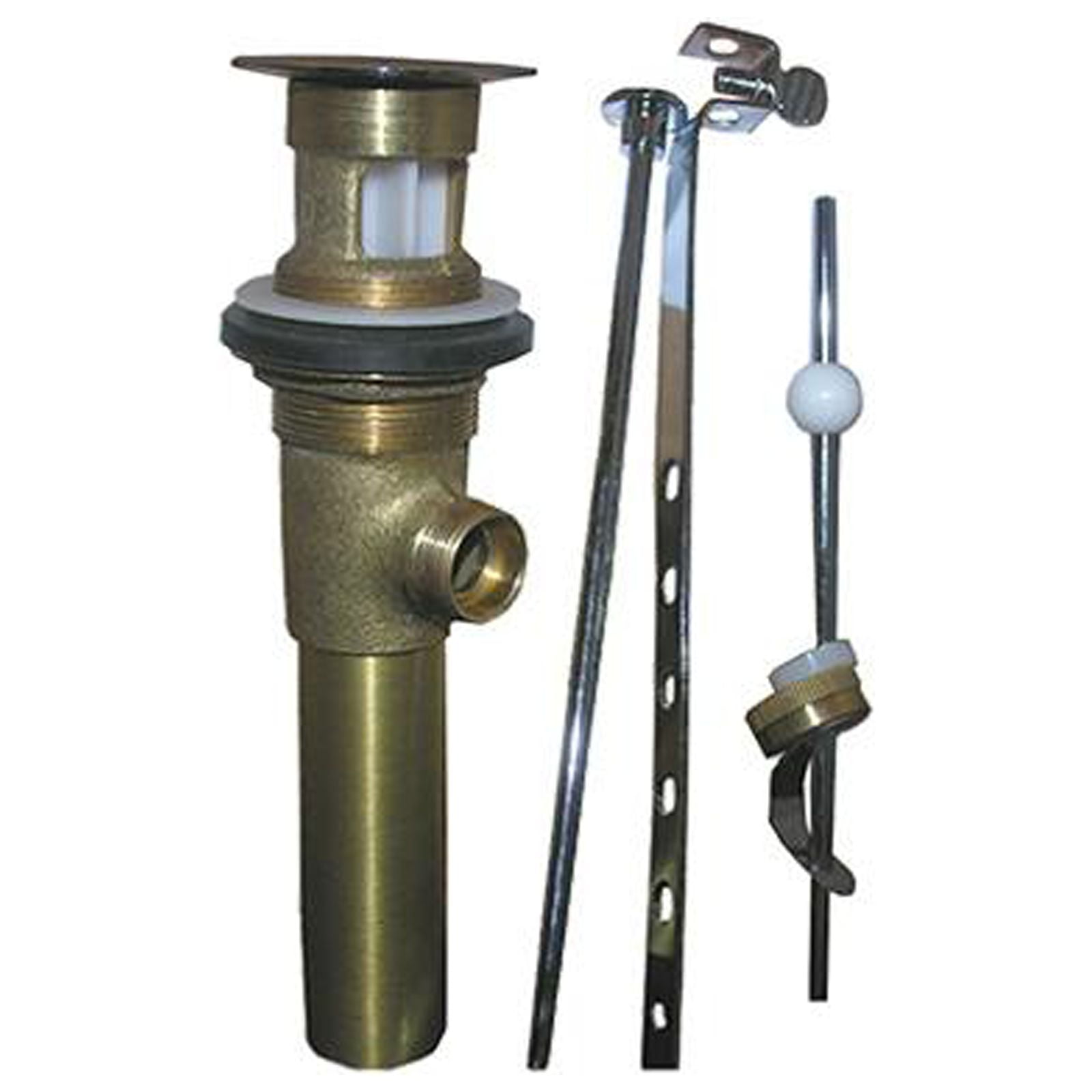 Lasco 03-4621 Lavatory Pop Up Drain Assembly With Lift Rod, 1-1/4 O.D ...