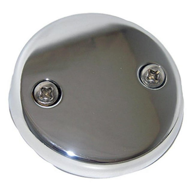 Larsen Supply 03-1425 2 Hole Chrome Drain Waste & Overflow Face Plate ...