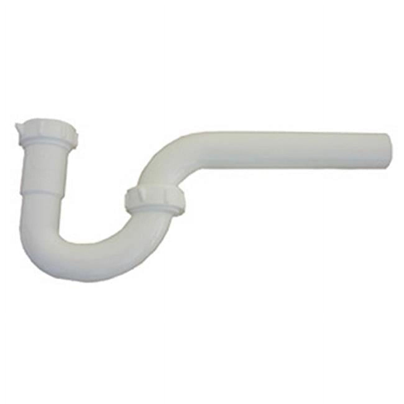 Larsen Supply 03-4211 1.25 in. White PVC Lavatory Drain P-Trap ...