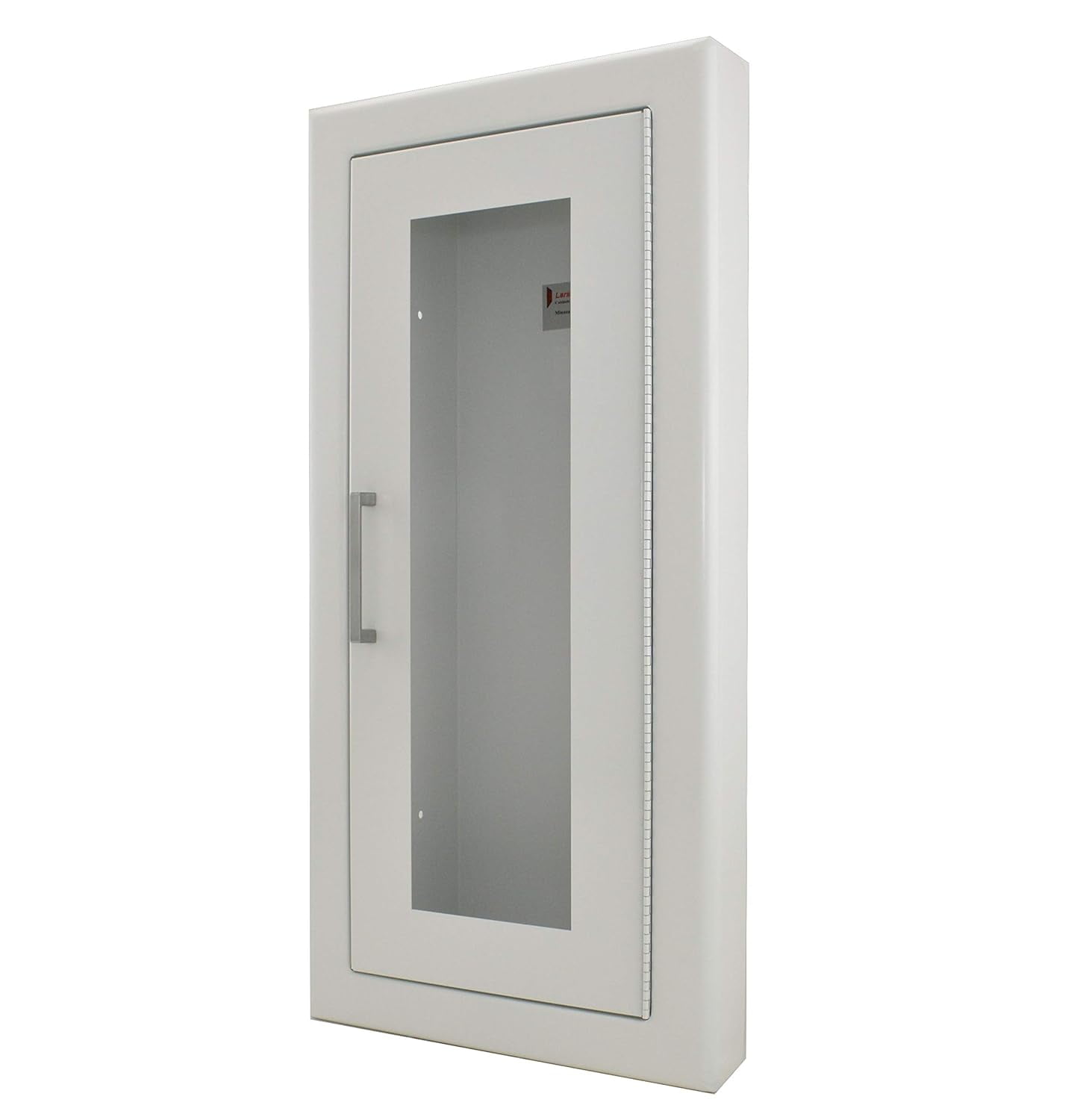 Larsen's 2409-R3-FG Semi-Recessed White Steel Fire Extinguisher Cabinet ...