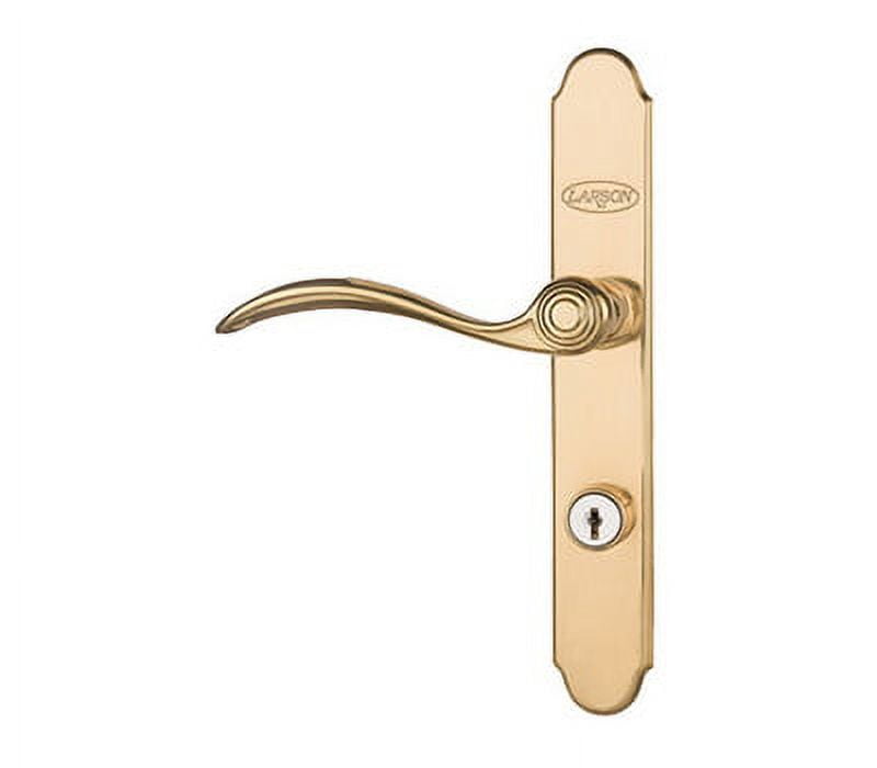 Larson 20297807 Quickfit Series Door Handleset, Metal, Brass,Each ...