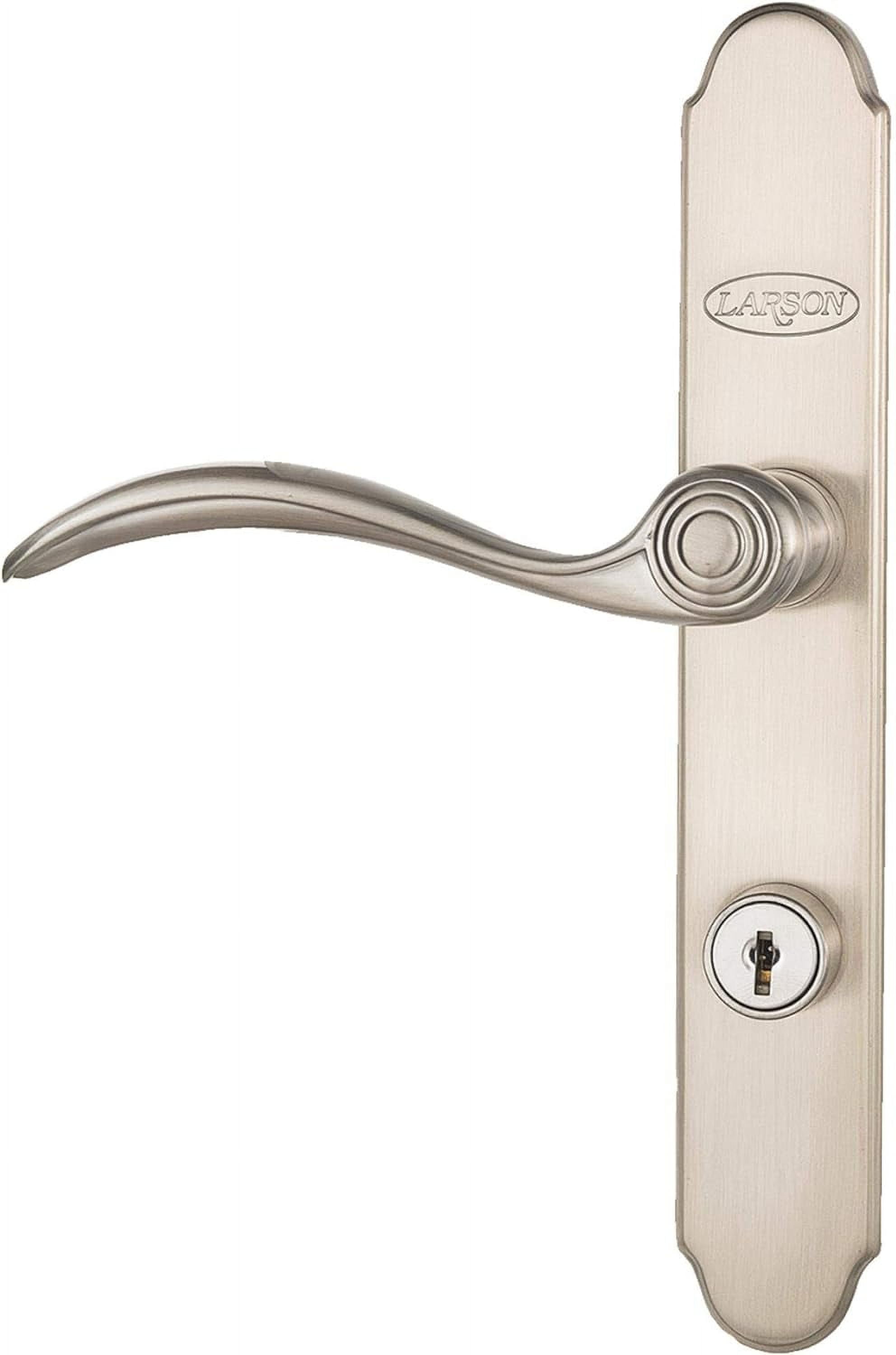 Larson 20297817 QuickFit Curved Handle Set With Keyed Deadbolt Lock ...