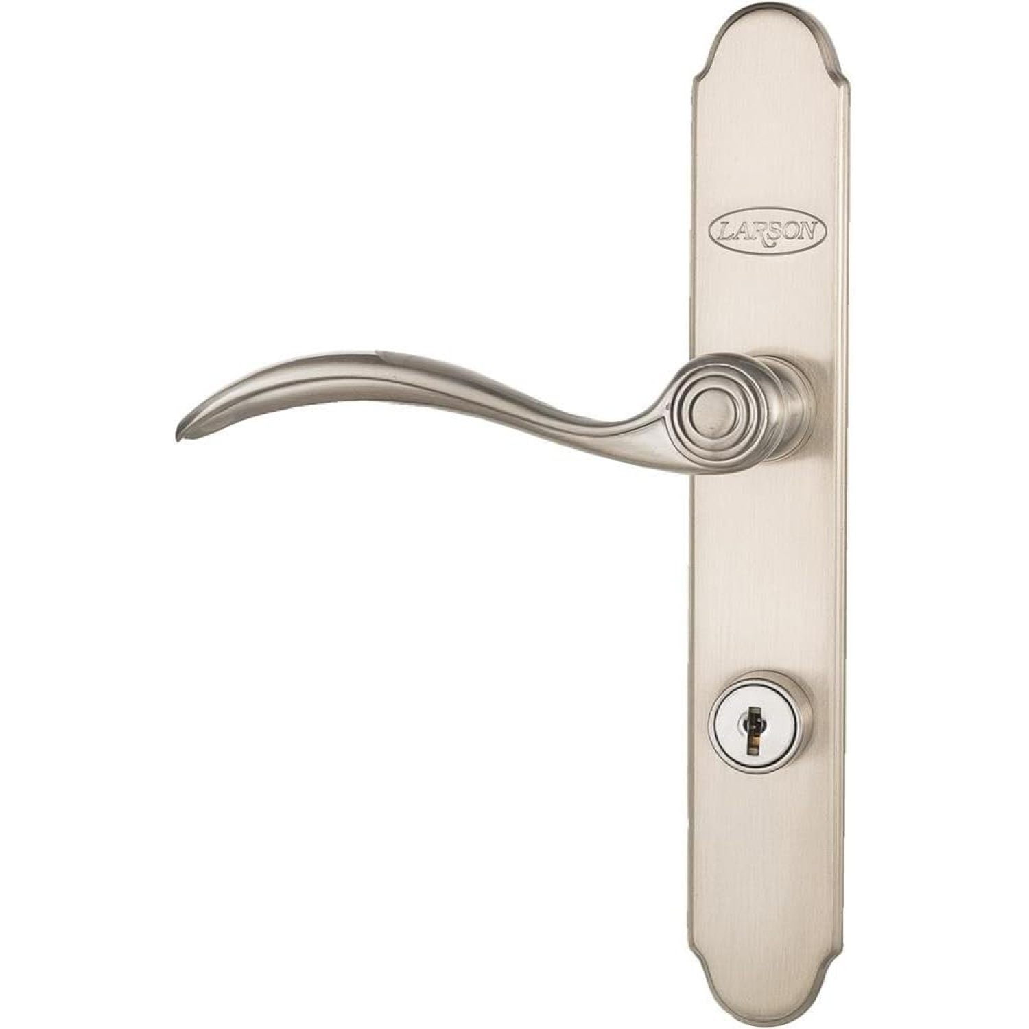 Larson 20297817 QuickFit Curved Handle Set With Keyed Deadbolt Lock ...
