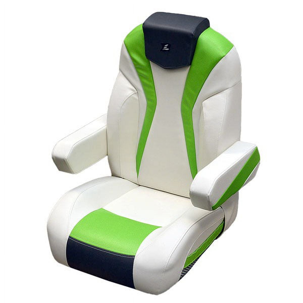 Larson Boat Captains Helm Seat 8307-1428 | LXI Reclining White Gray ...