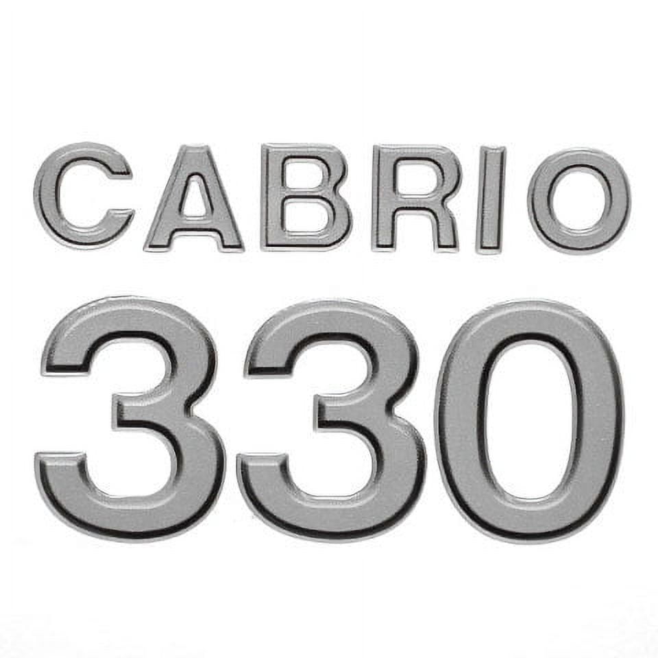 Larson Boat Decal 8624-3073-DECALLR-00 | Cabrio 330 Silver / Black ...