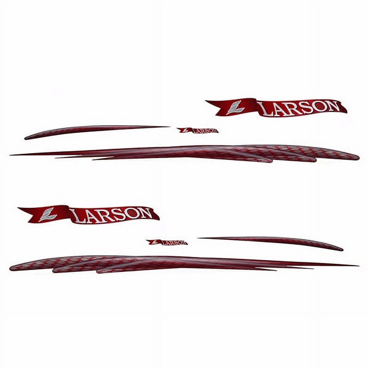 Larson Boat Decal 8634-2314 | SEI Red Gray 8634-2314-GRAPHLR-20 (Kit ...