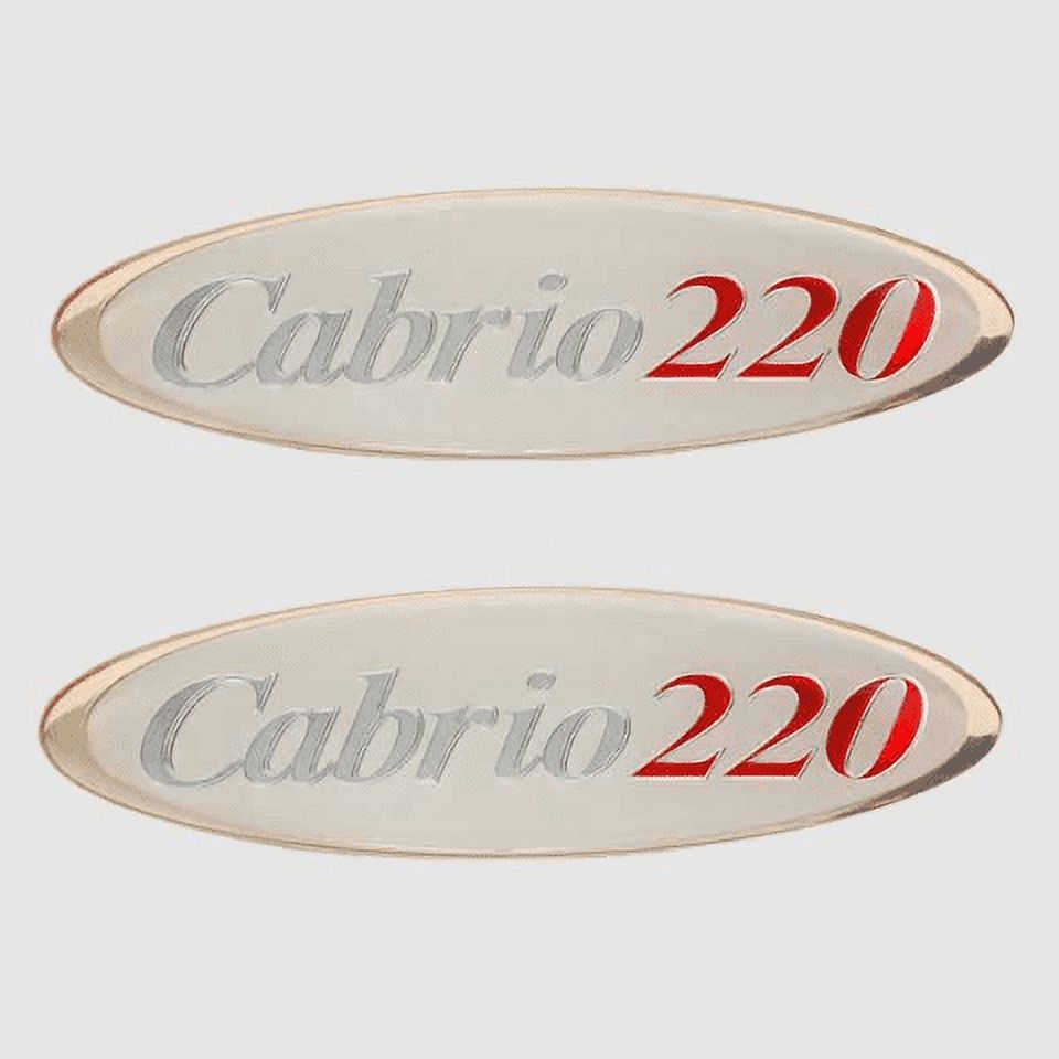 Larson Boat Decal Emblems | Cabrio 220 Raised Foam Filled Pair ...