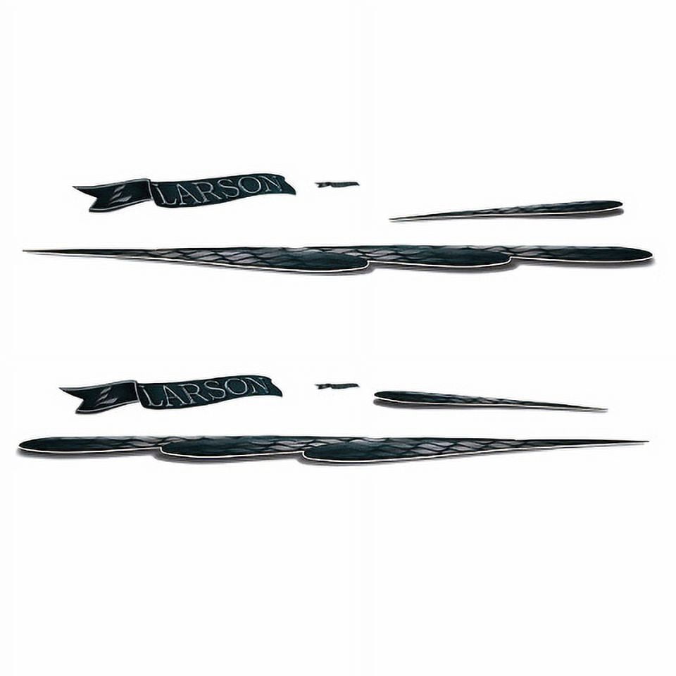 Larson Boat Decal Kit 119247-04 | SEI Green Black Gray White (8 PC ...