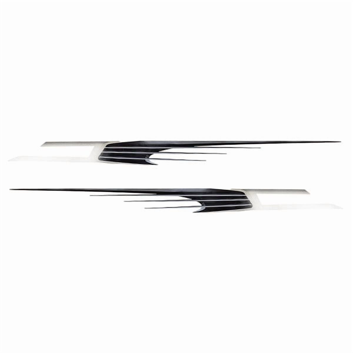 Larson Boat Graphic Decal 147345 | Black / Silver 122 x 8 3/4 Inch ...