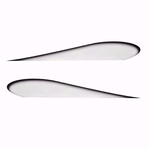 Larson Boat Graphic Decal Sticker 8634-3130 | Senza 2009 Black White ...