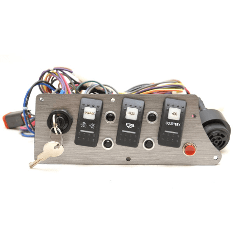 Larson Boat Ignition Switch Panel 2207-2165 | 7 3/4 x 3 Inch Gray ...