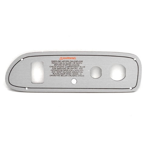 Larson Boat Ignition Switch Panel 2262-0128 | Silver 9 x 2 3/4 ...