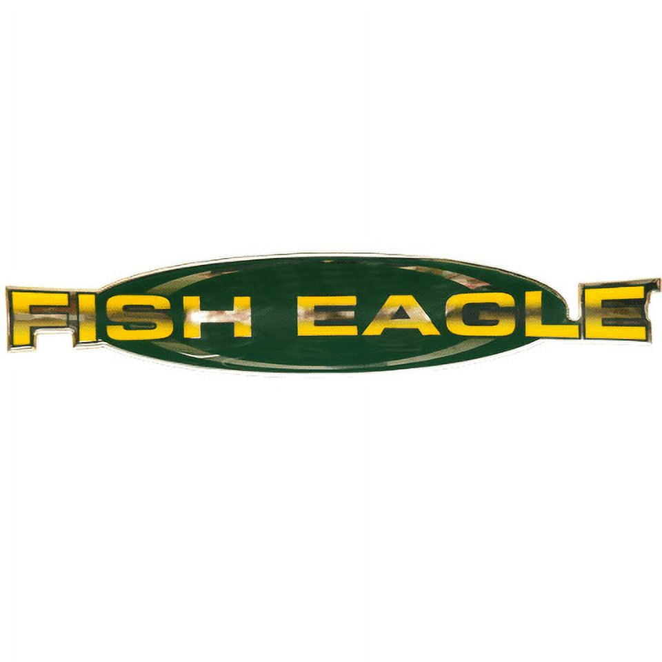 Larson Boat Raised Brand Decal 8622-3305 | Fish Eagle Green Yellow ...