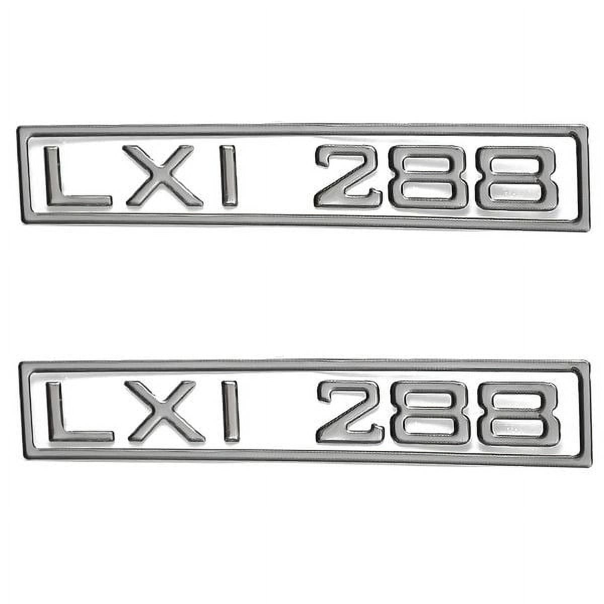 Larson Boat Raised Decals 0573101 | 288 LXI 9 Inch Mirror (Pair ...