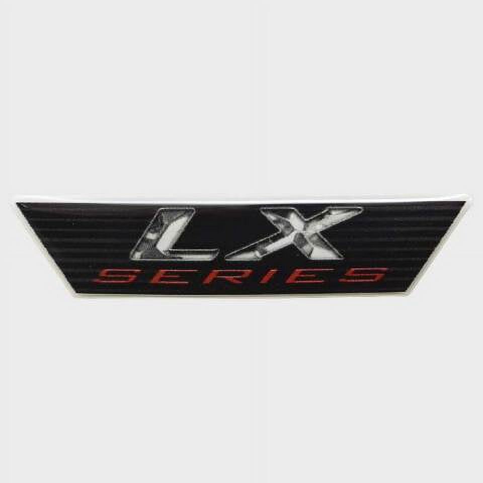 Larson Boat Raised Emblem Decal 8154021 | LX Series Black Red Gray ...