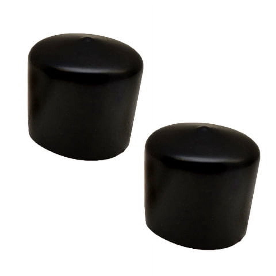 Larson Boat Rod Holder Caps 4272-9041 | 1 7/8 Inch Black Rubber (Pair ...