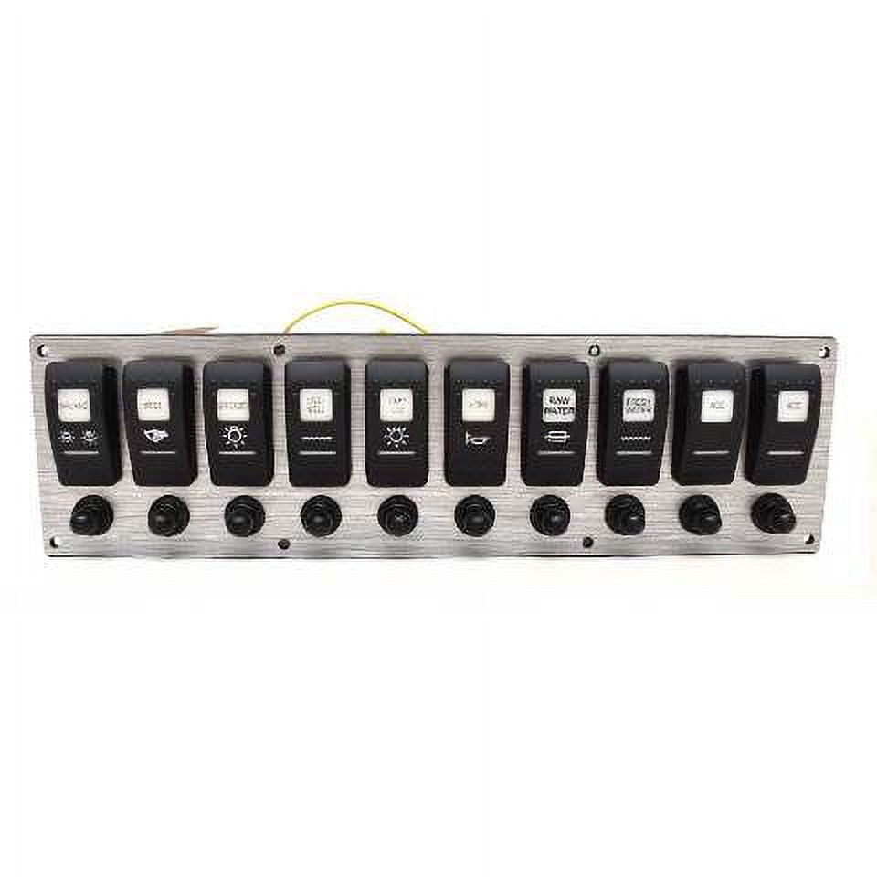 Larson Boat Switch Panel Kit K-050-268A | Center Console Brushed (2PC ...