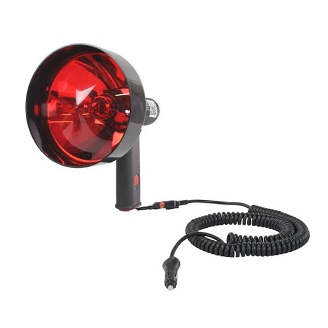 Larson Electronics 12V Handheld Spotlight - Red Hunting Lens - 7 in ...