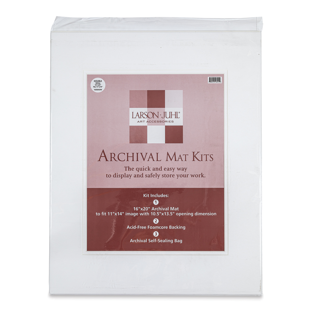 Larson-Juhl Archival Mat Kit - 16" x 20", White, Double Mat - Walmart.com