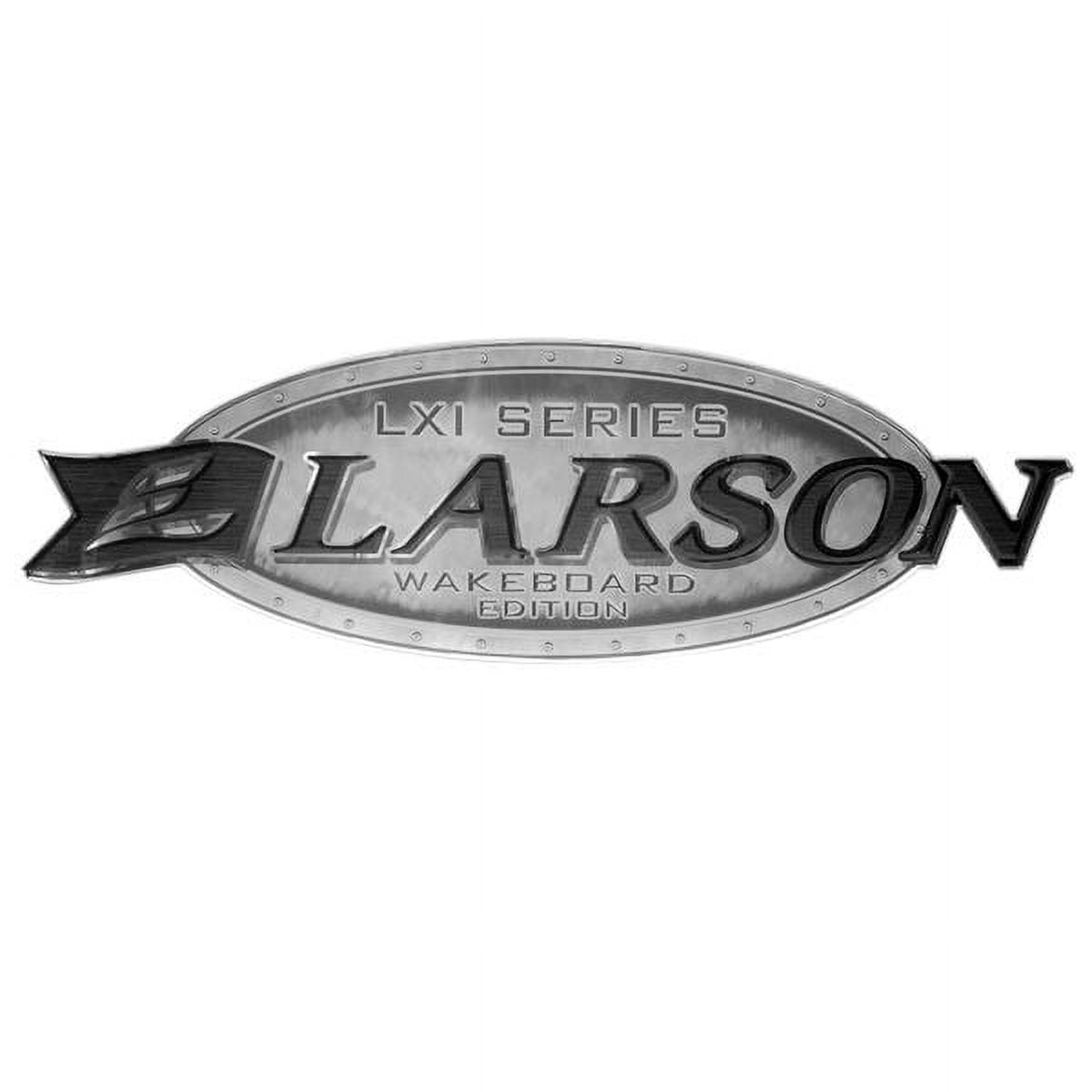 Larson LXI Boat Raised Decal Sticker | Wakeboard Edition Black ...