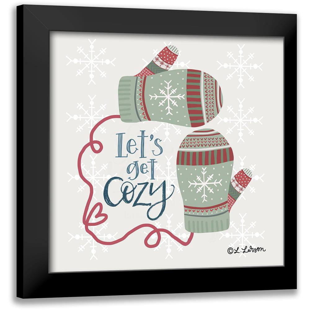 Larson, Lisa 15x15 Black Modern Framed Museum Art Print Titled - Lets ...
