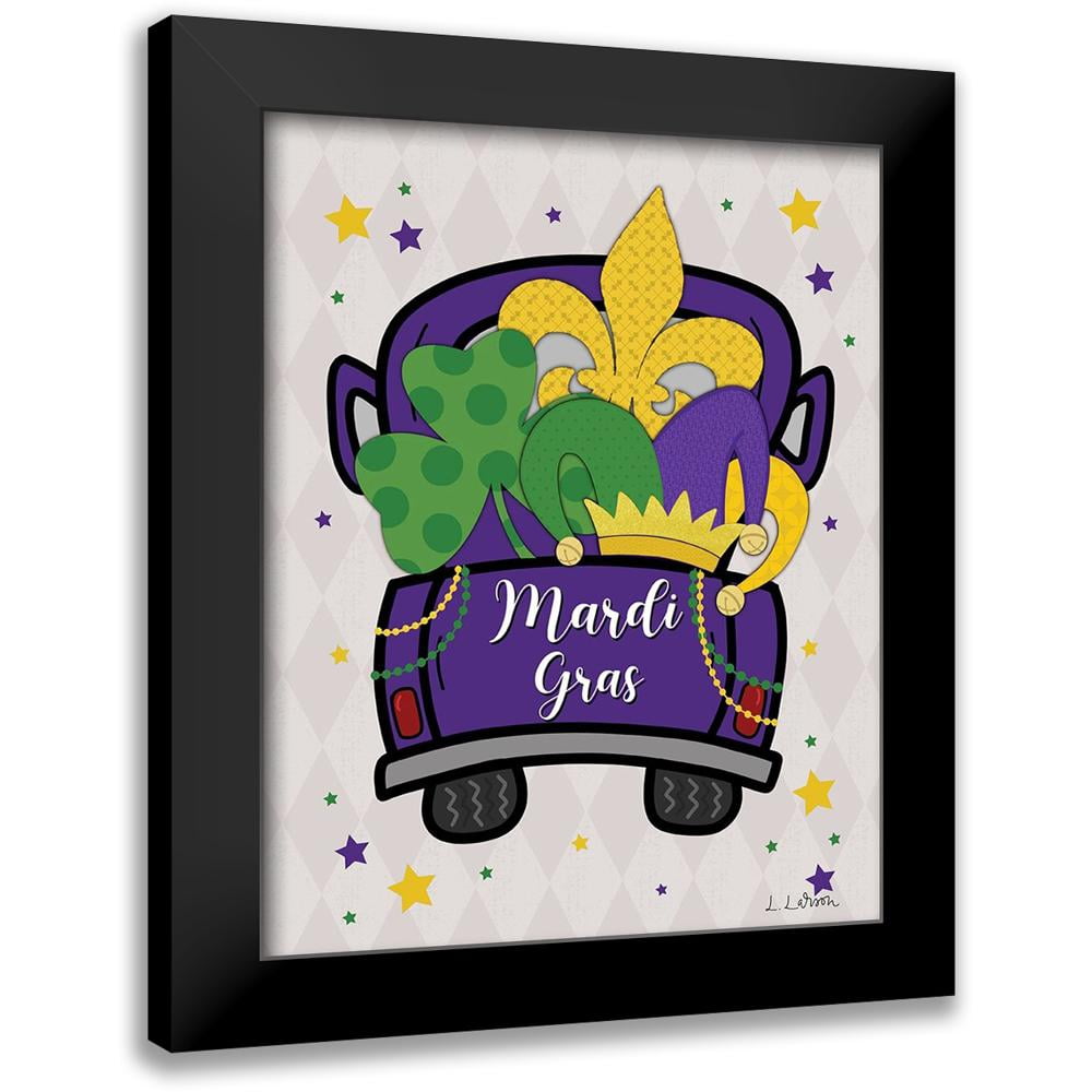 Larson, Lisa 15x18 Black Modern Framed Museum Art Print Titled - Mardi ...