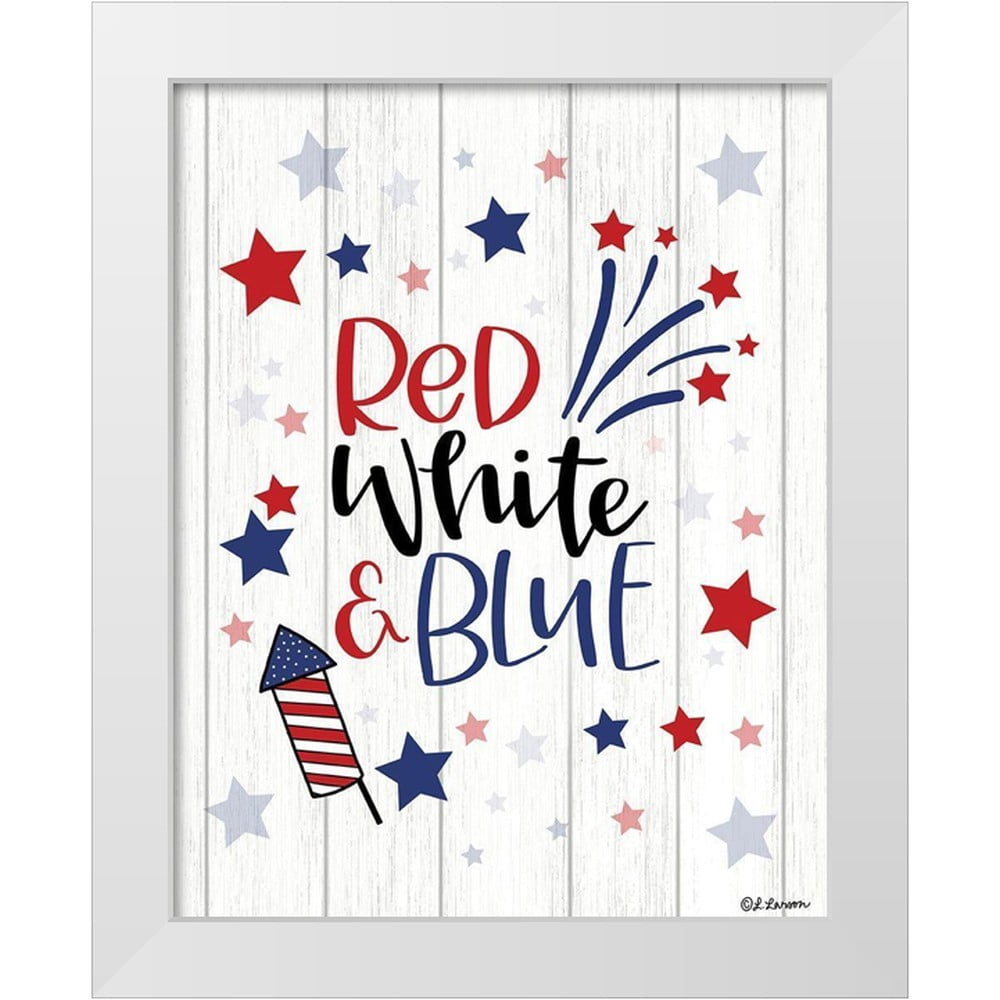 Larson, Lisa 15x18 White Modern Wood Framed Museum Art Print Titled ...