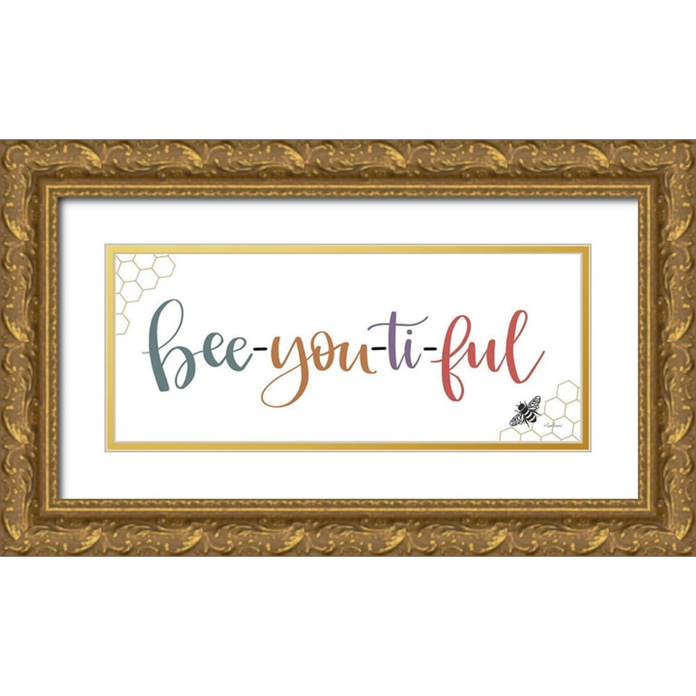 Larson, Lisa 18x10 Gold Ornate Wood Framed with Double Matting Museum ...