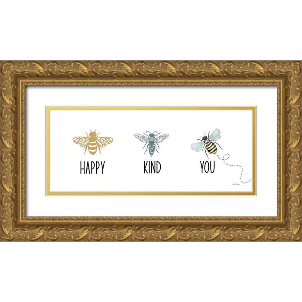 Larson, Lisa 24x12 Gold Ornate Wood Framed with Double Matting Museum ...