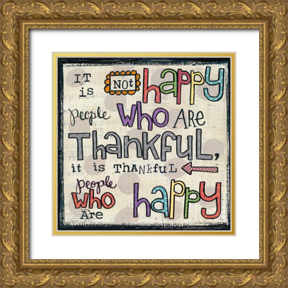 Larson, Lisa 26x26 Gold Ornate Wood Framed with Double Matting Museum ...