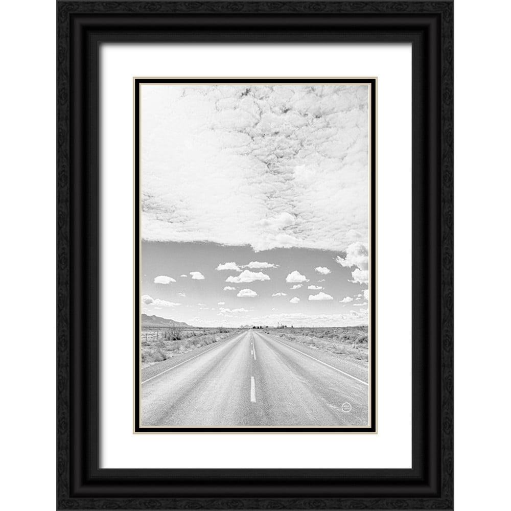 Larson, Nathan 11x14 Black Ornate Wood Framed with Double Matting ...