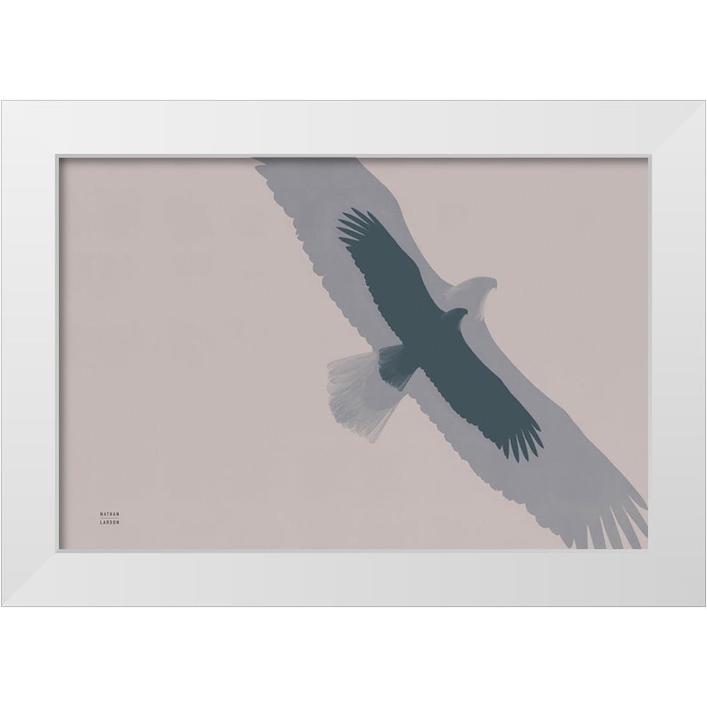 Larson, Nathan 14x11 White Modern Wood Framed Museum Art Print Titled ...