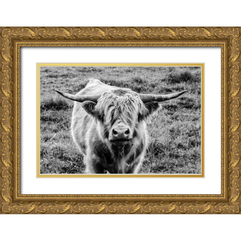 Larson, Nathan 18x13 Gold Ornate Wood Framed with Double Matting Museum ...