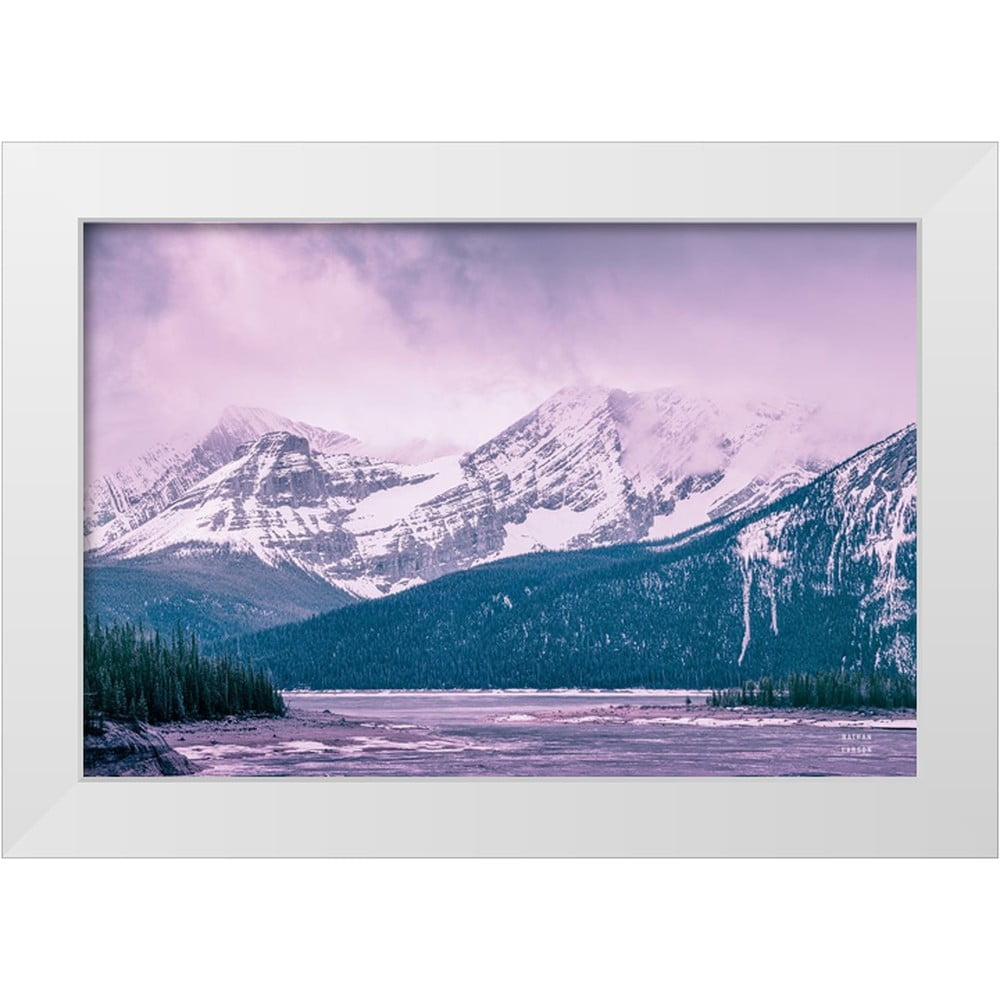 Larson, Nathan 18x13 White Modern Wood Framed Museum Art Print Titled ...