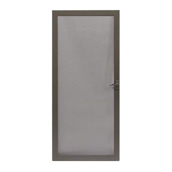 Larson Premium 81 in. H X 36 in. W Brown Aluminum Screen Door - Walmart.com