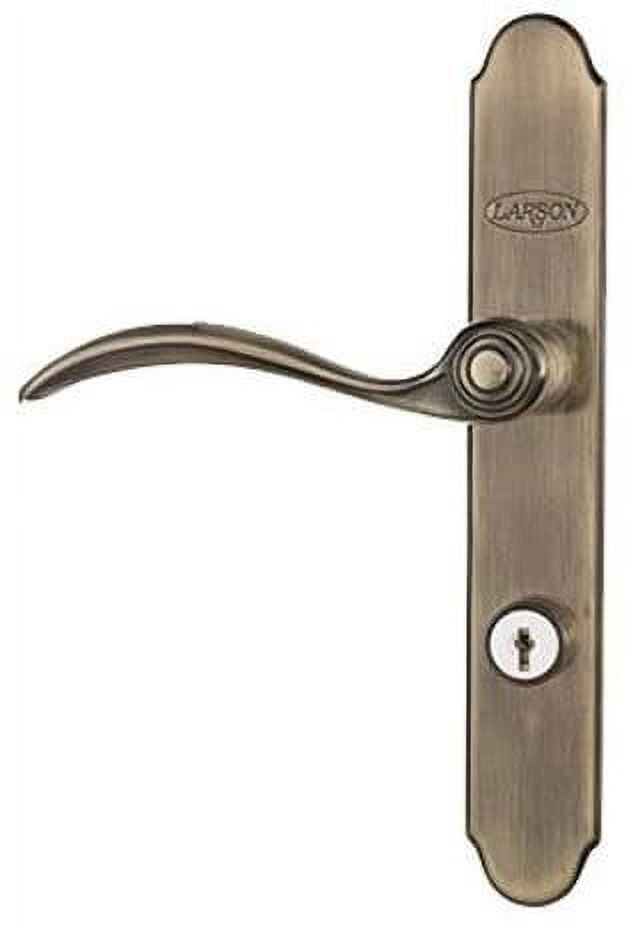 Larson Quickfit 7.25-in Storm Door Outside Handle Antique Brass ...
