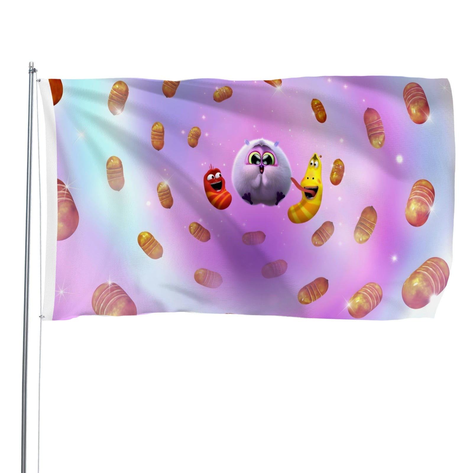Larva Family-themed Printed Flag Perfect gift for fans, friends, and ...