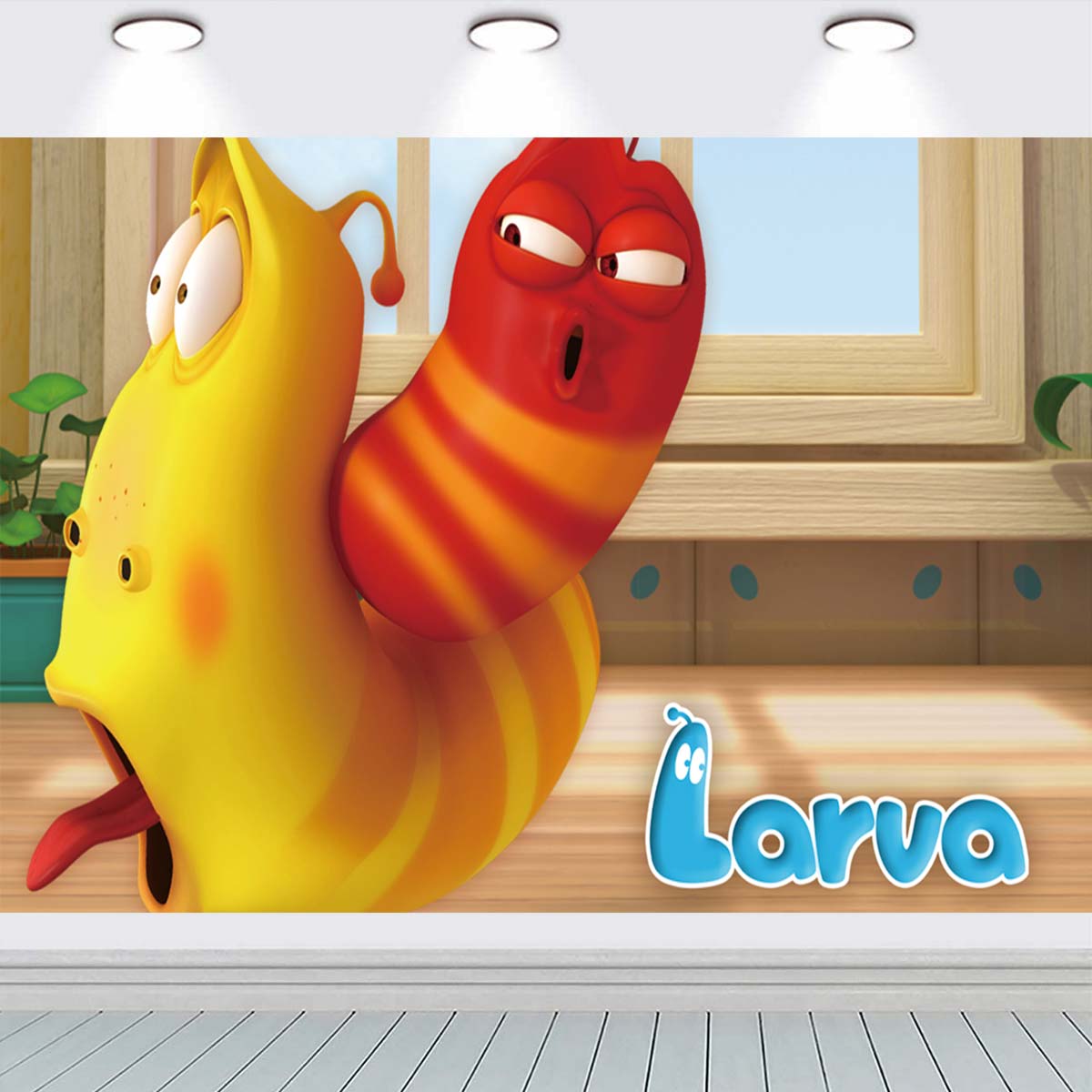Larva school Poster Backdrop Banner Party Supplies Birthday Decorations ...