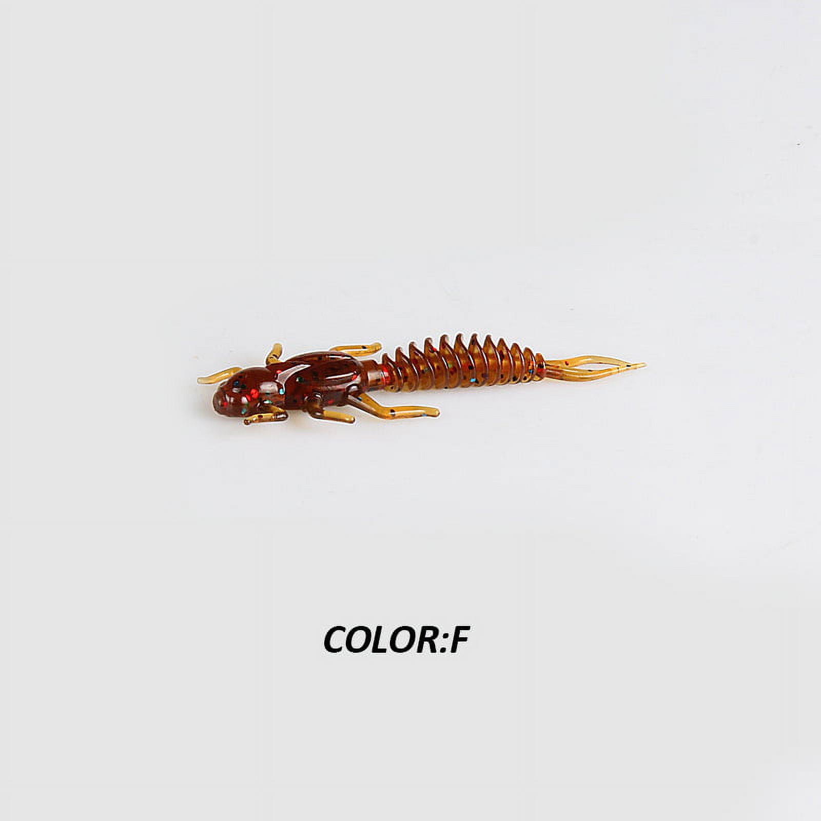 Larvae soft bait floating freshwater worm Lifelike Design Easy to Use ...