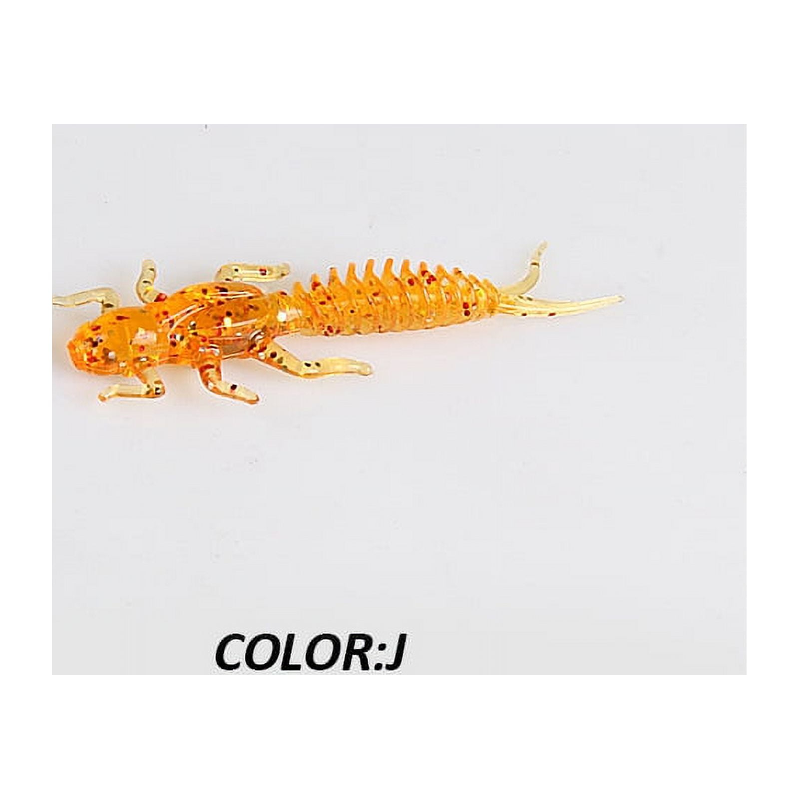 Larvae soft bait floating freshwater worm Lifelike Design Easy to Use ...