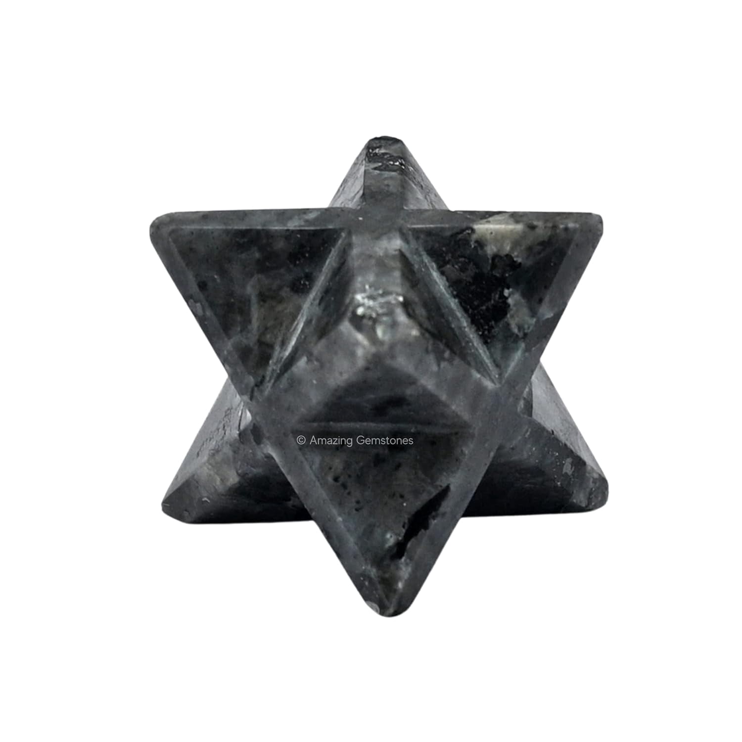 Larvikite Merkaba Crystal - 1 Inches Metaphysical Merkaba Star for ...