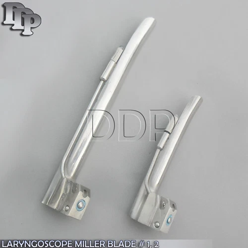 Laryngoscope Miller Blade # 1, 2 Emt Anesthesia Intubation - Walmart.com