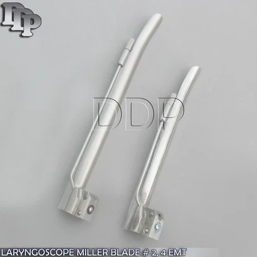 Laryngoscope Miller Blade # 2, 4 Emt Anesthesia Intubation - Walmart.com