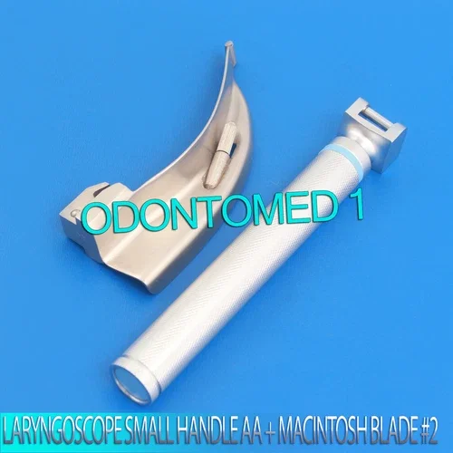 Laryngoscope Small Handle Aa + Macintosh Blade #2 Ent Intubation ...