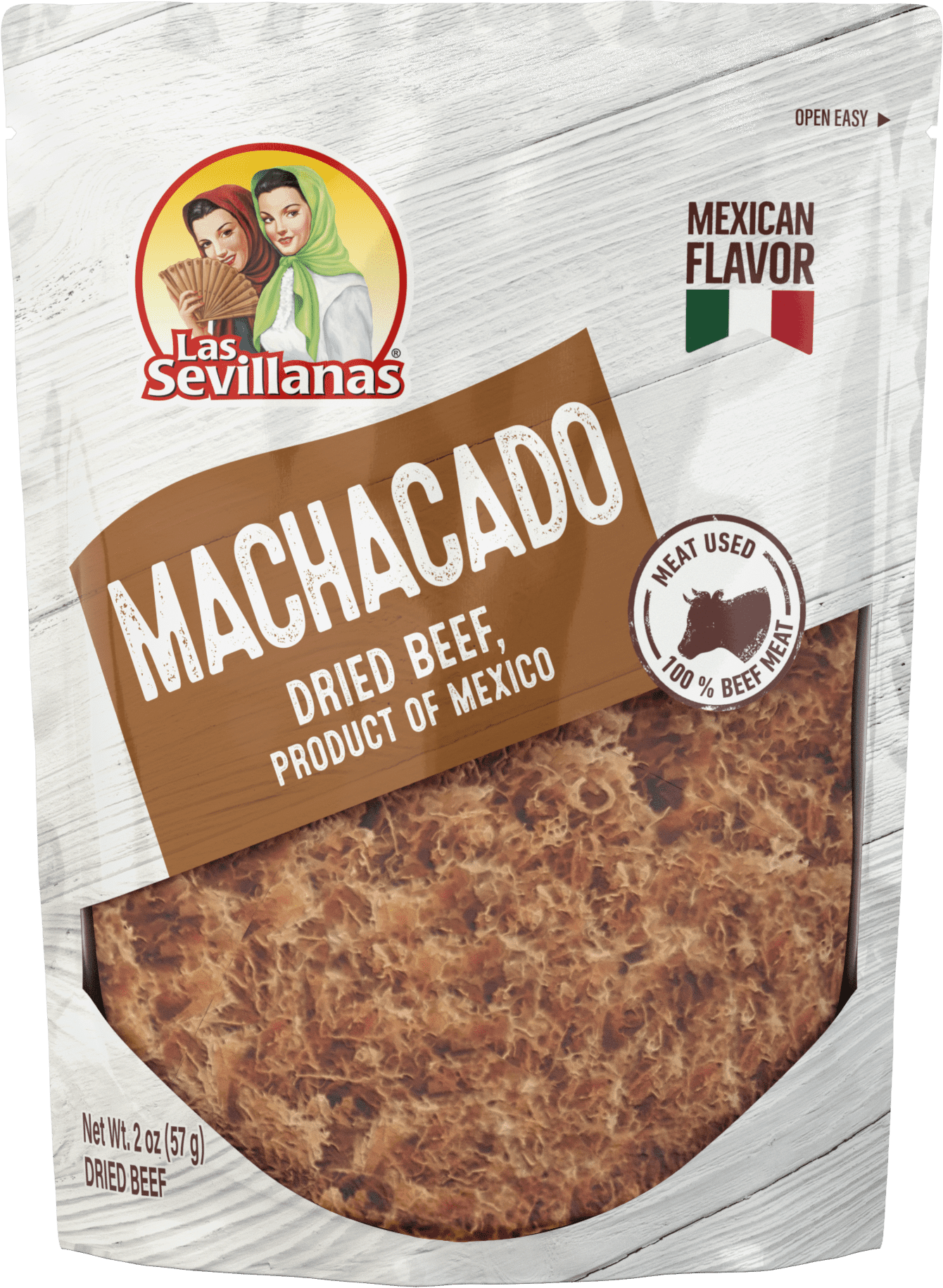 Las Sevillanas Machacado Dried Beef 2oz. - Walmart.com