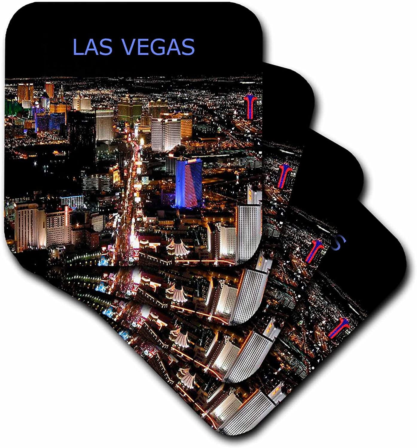 Las The Strip Ceramic Tile Coaster, Set of 4 - Walmart.com