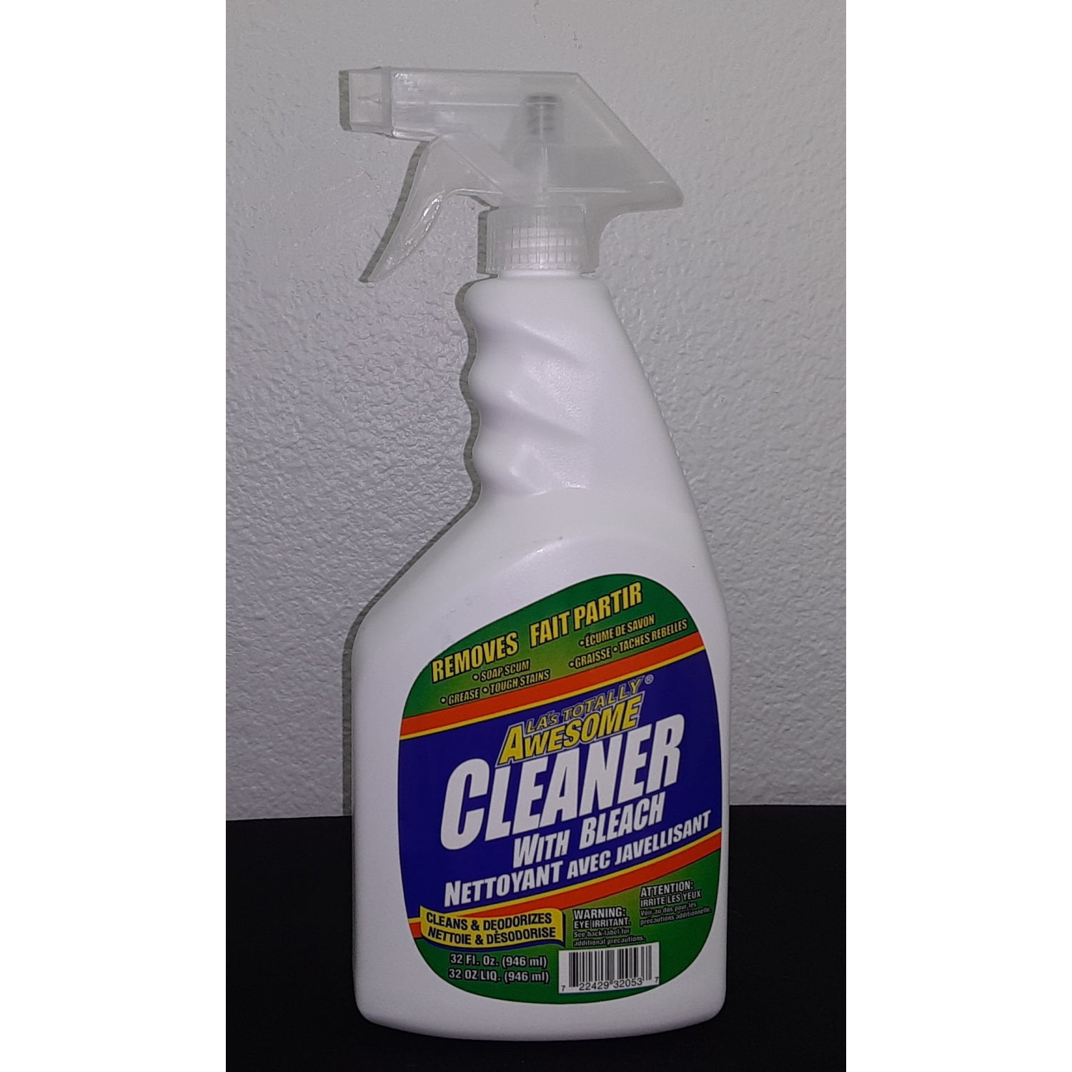 LA's Totally Awesome Cleaner with Bleach 32 fl oz. Cleans Deodorizes ...