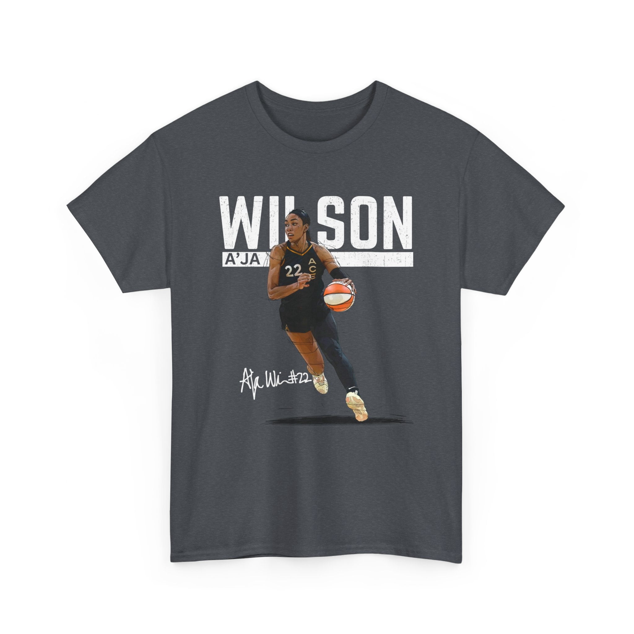 Las Vegas A'Ja Wilson #22 Dear Black women basketball Unisex Cotton Tee ...