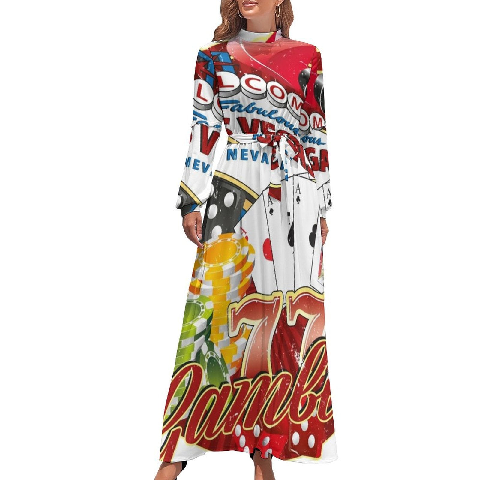 Las Vegas Casino Gambler Long Dress summer clothes beach outfits for ...