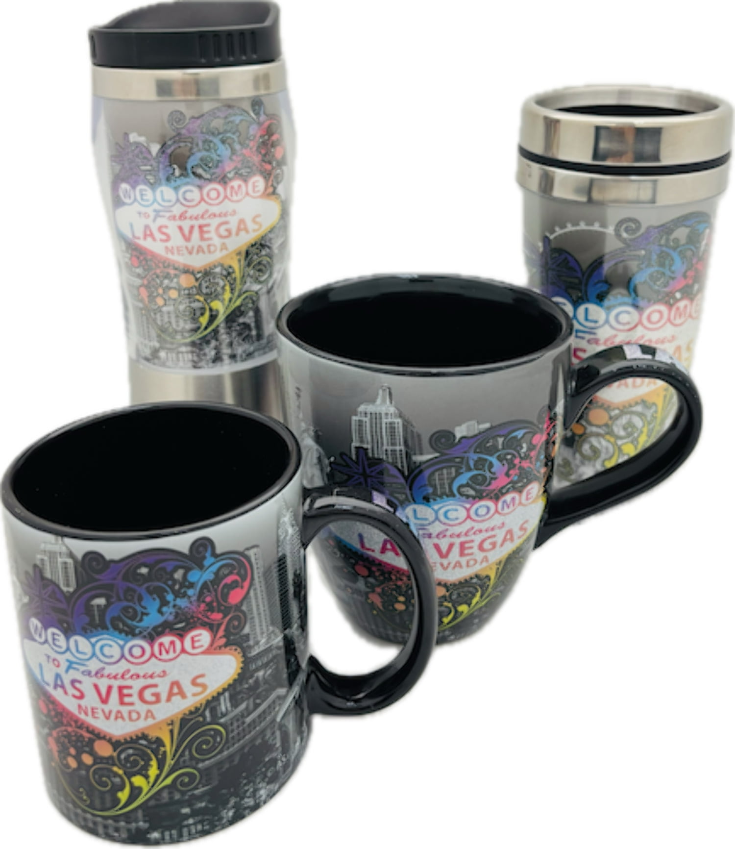 Las Vegas Colorful Landmark Sign Filigree Collection - Walmart.com